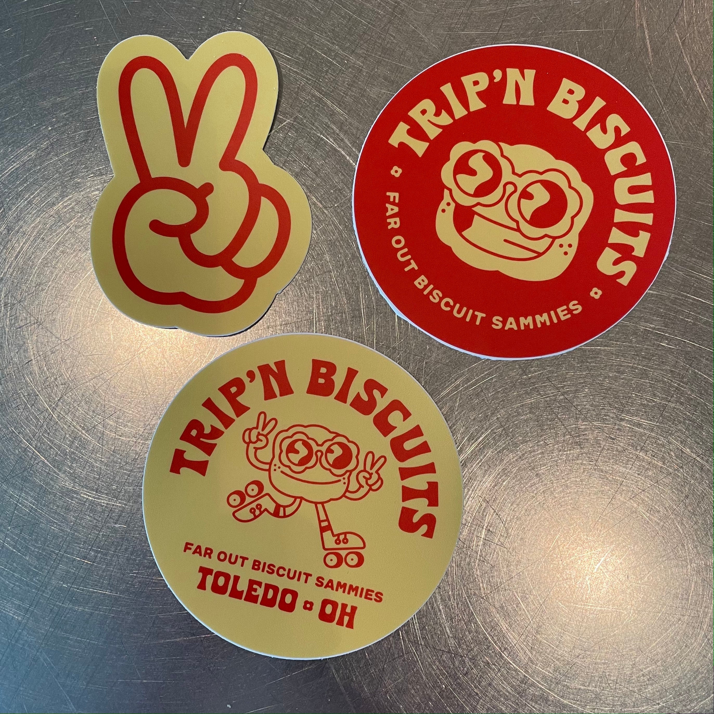 3 Sticker Pack | Trip'n Biscuits